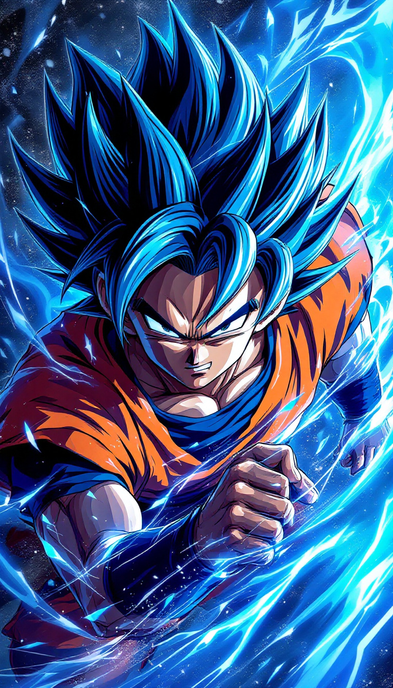 FLUX prompt: dragon ball anime art wall art picture with ...