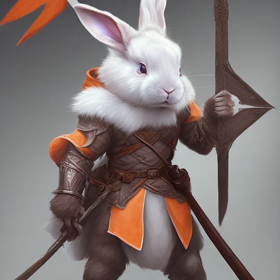 Openjourney prompt: female d&d harengon, female dnd rabbi...
