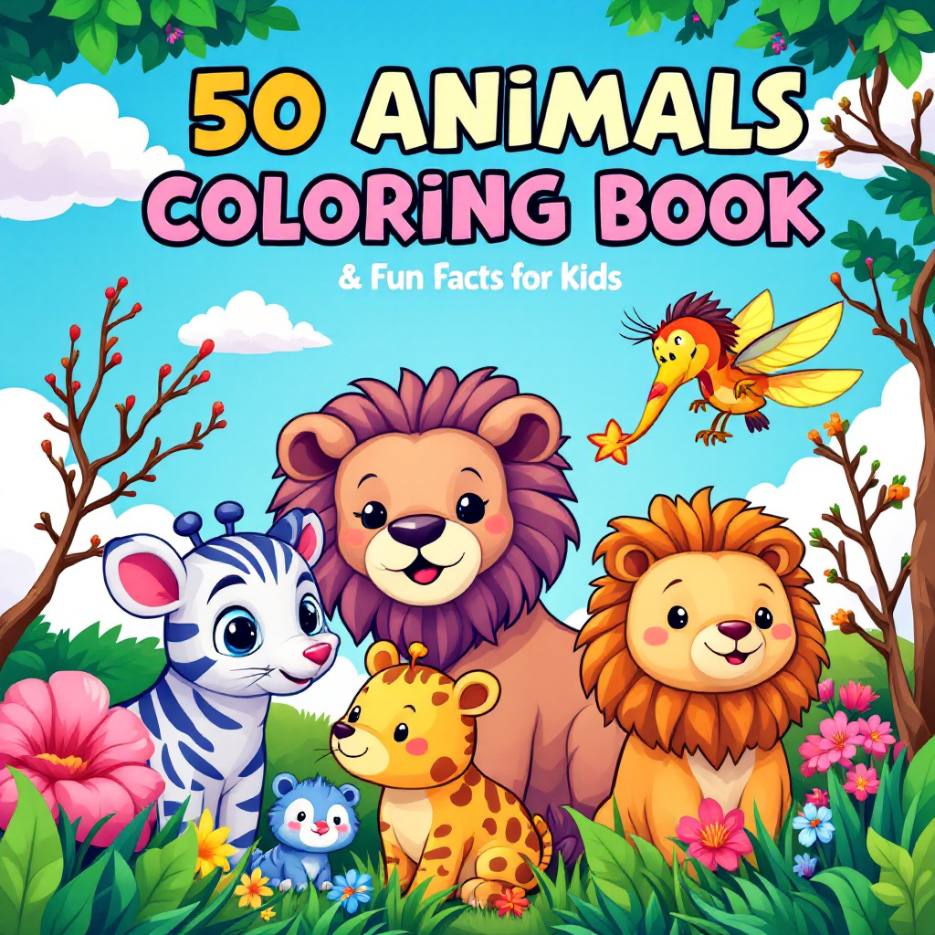 FLUX prompt: A fun, engaging, and high-quality children's...