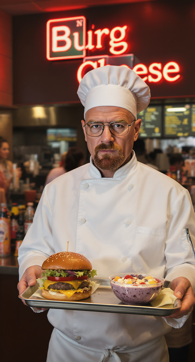 Flux Kontext prompt: (Photorealistic) Walter White from ...