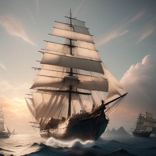 DreamShaper prompt: Photo of a ultra realistic sailing sh...