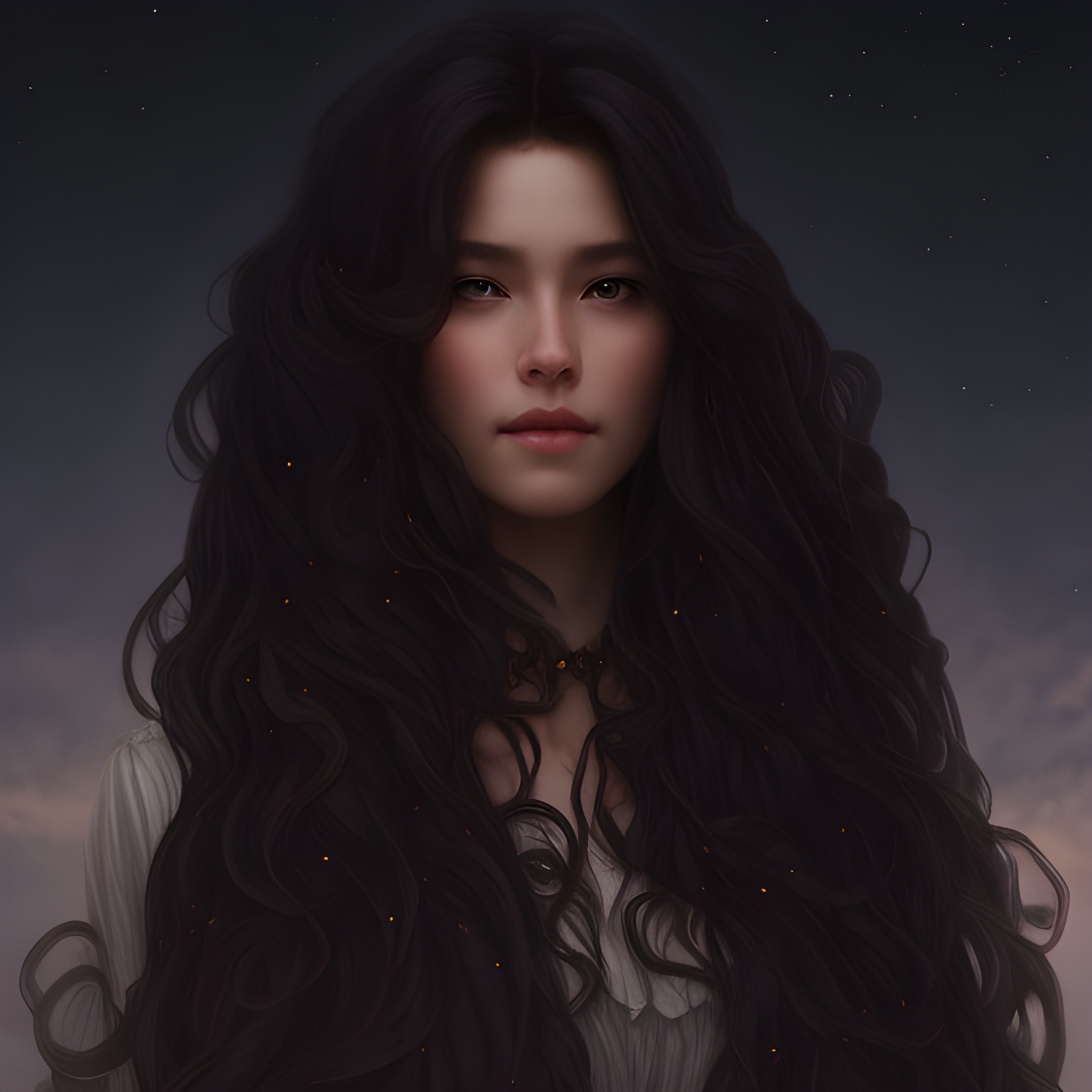 Deliberate prompt: Anna, ghost, smooth soft skin, night s...