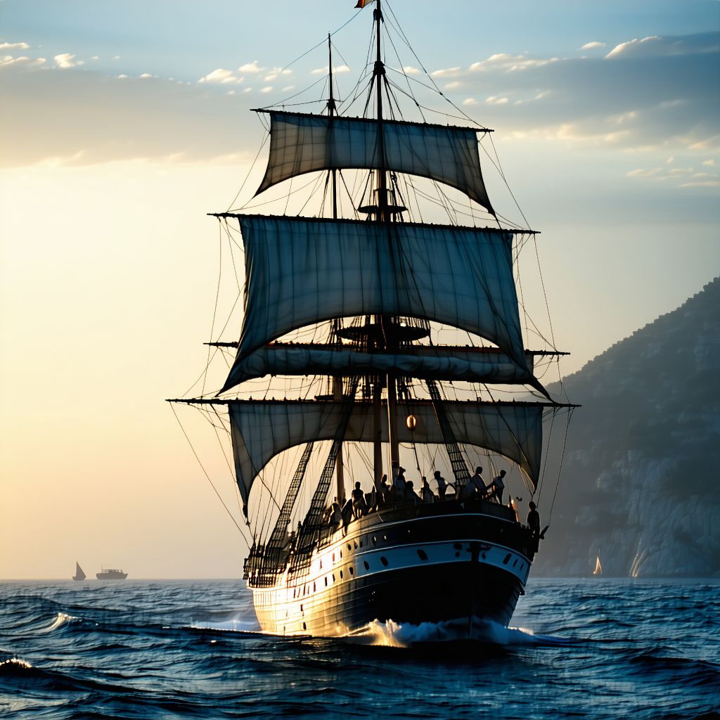 Stable Diffusion prompt: Photo of a ultra realistic saili...