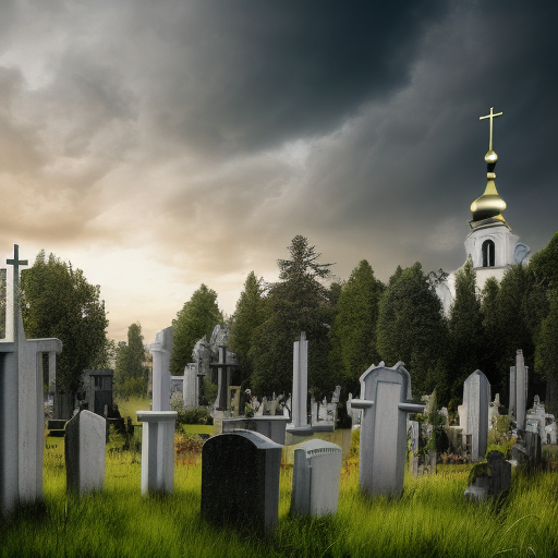 Openjourney prompt: Photo of a ultra realistic Cemetery,...