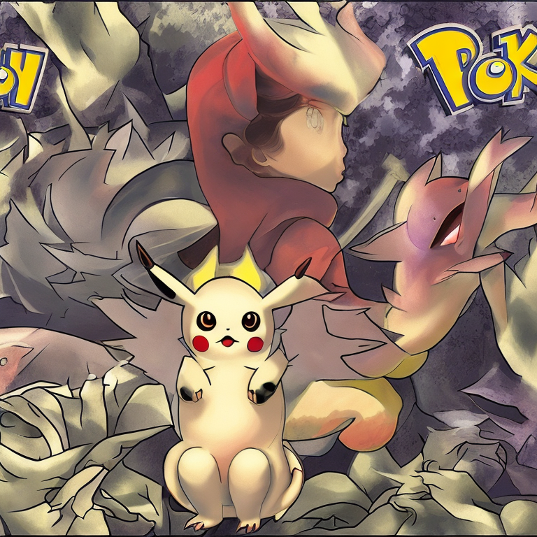 Stable Diffusion prompt: pokemon wallpaper, Mewto, hd bac...