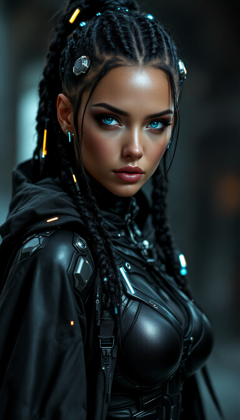 FLUX prompt: An ultra-realistic, full-body portrait of a ...