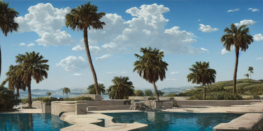 Stable Diffusion prompt: David Ligare masterpiece, hyperr...