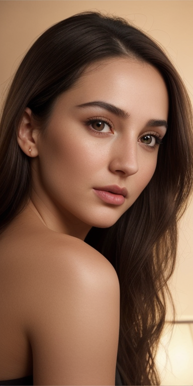 epiCRealism prompt: (Hazel eyes) ((dark black background)...