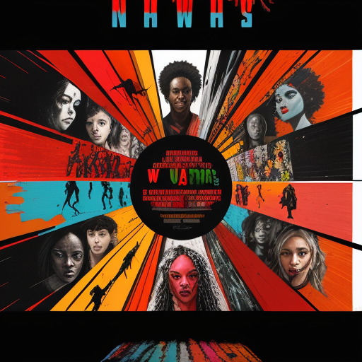 DreamShaper prompt: A striking movie poster for "WHO'S NE...