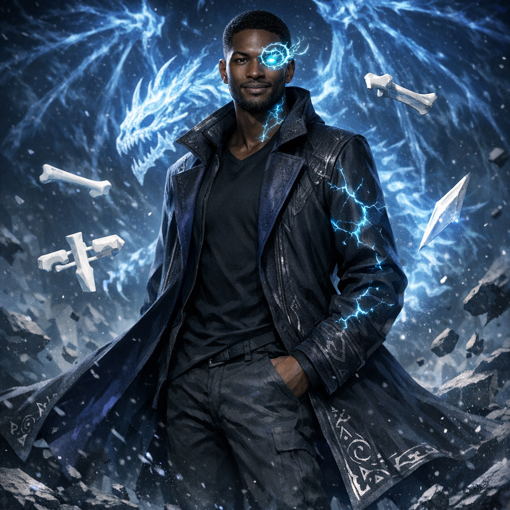 ChatGPT Image prompt: An African American male, average h...