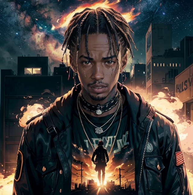 Stable Diffusion prompt: Create a cover for the music alb...