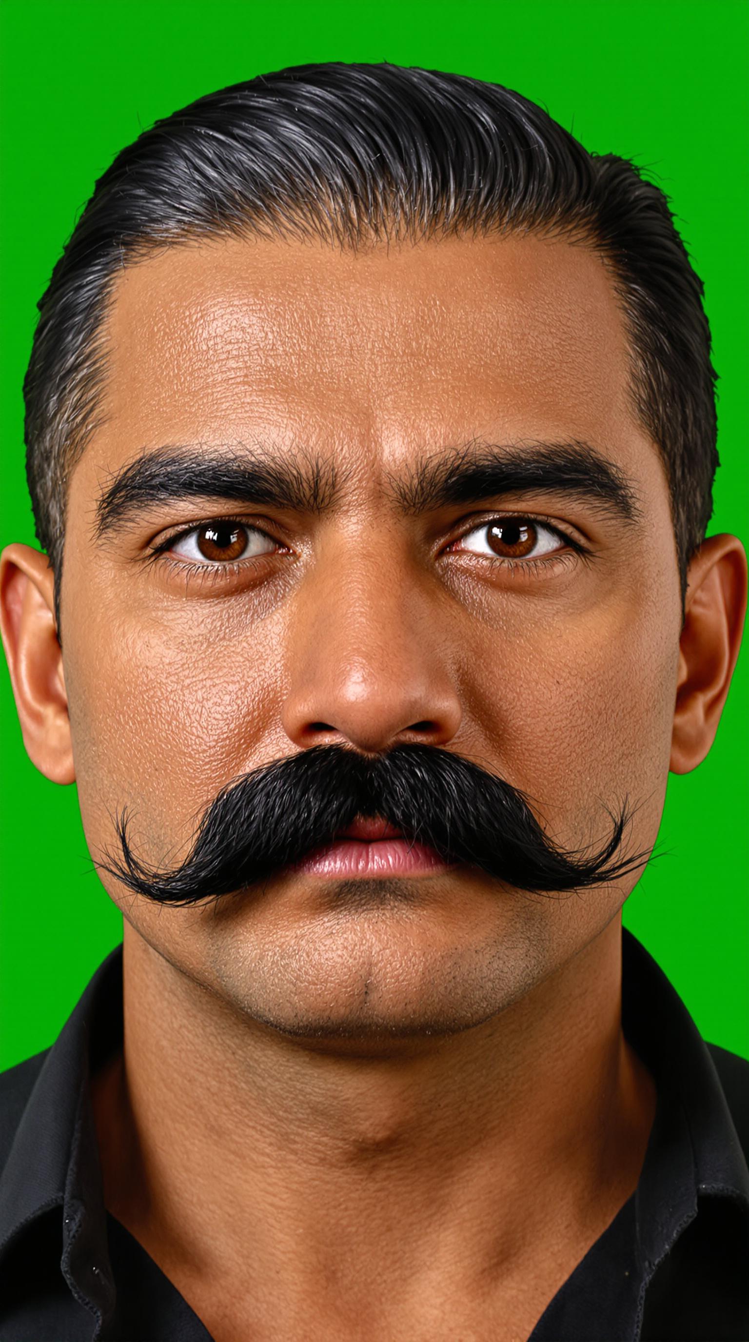 FLUX prompt: A highly realistic front-facing portrait of ...