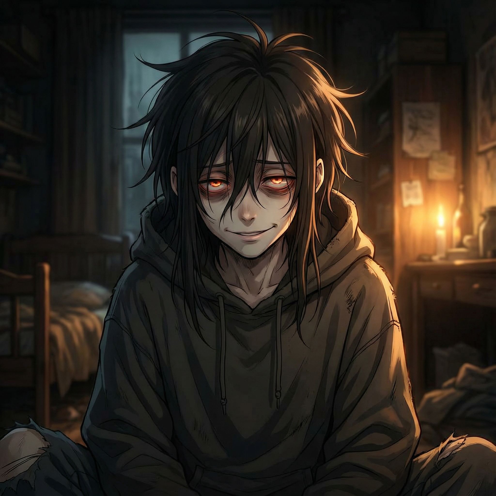 Nano Banana prompt: Anime style, a thin and frail teenage...