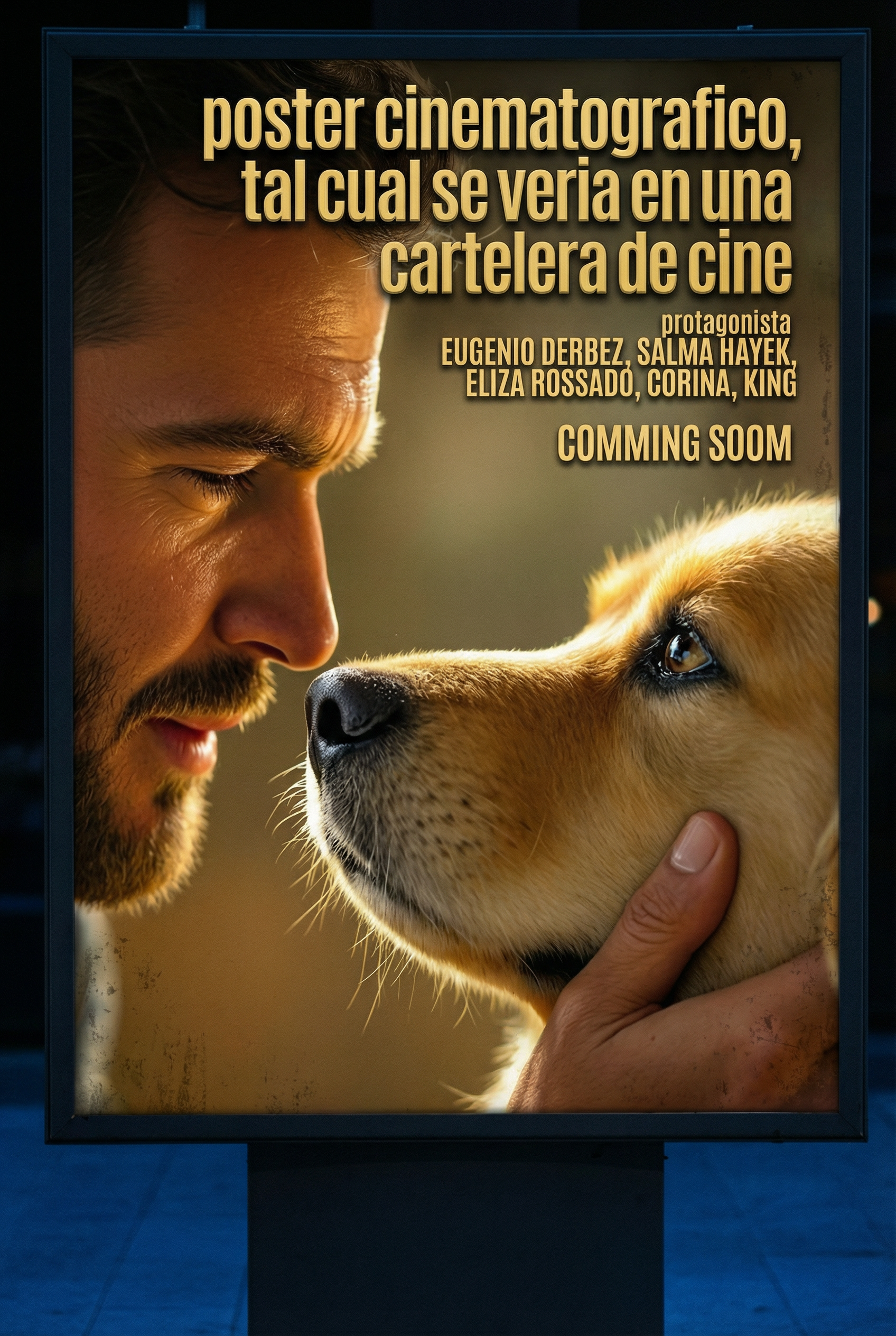 Nano Banana prompt: poster cinematografico, tal cual se v...