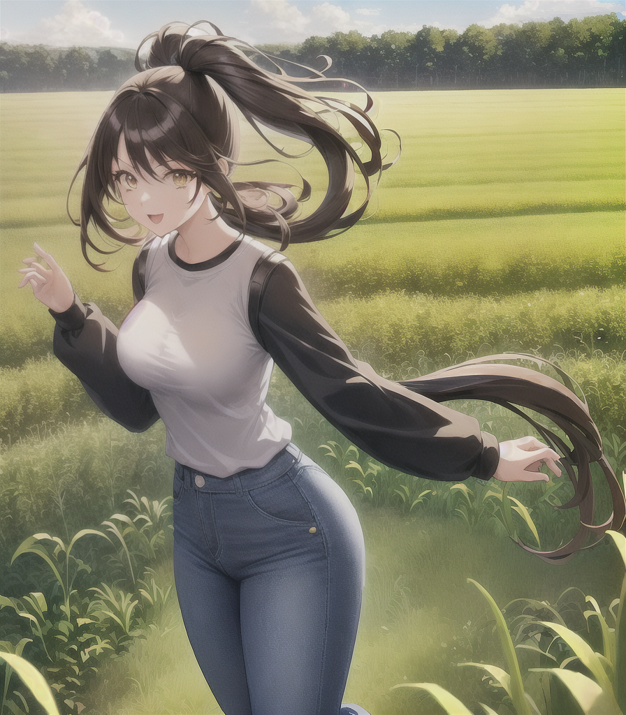 AnythingElse V4 prompt: 1girl, perfect anime illustration...