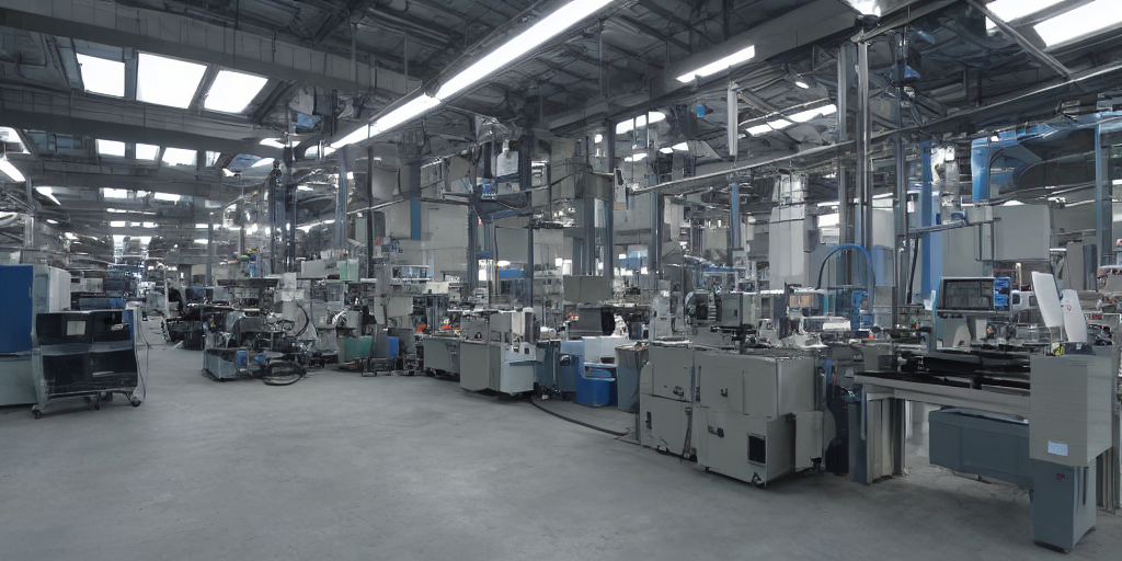 Stable Diffusion prompt: manufacturing plant, continuous ...