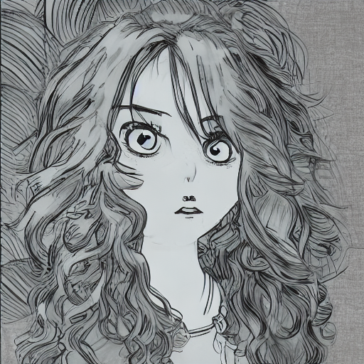 Stable Diffusion prompt: a cute cartoon girl in the Pixar...