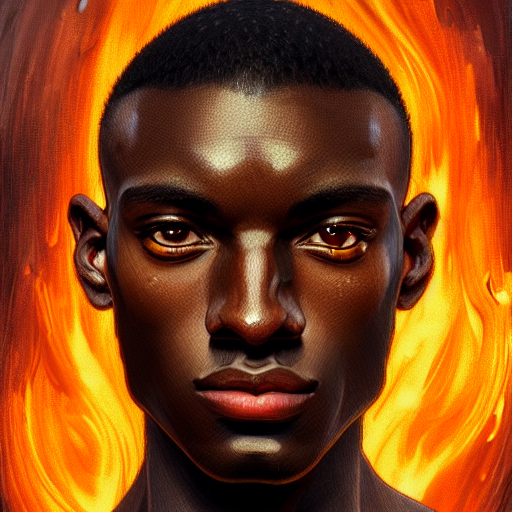 Stable Diffusion prompt: redshift style, painted portrait...