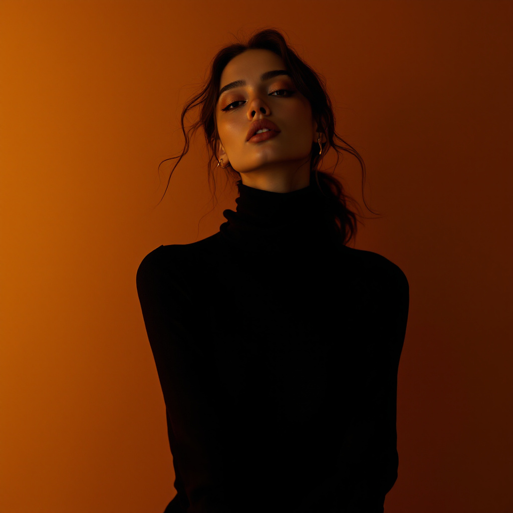 FLUX prompt: fashion editorial photography, front shot, u...