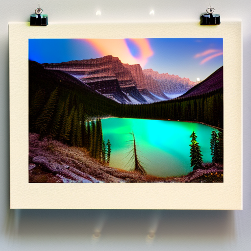Stable Diffusion prompt: Emerald Lake::0.3 fairy pools::0...