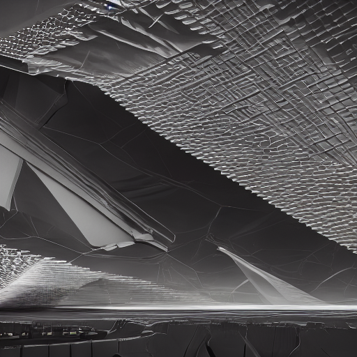 Stable Diffusion prompt: sci-fi wall structure on the cor...