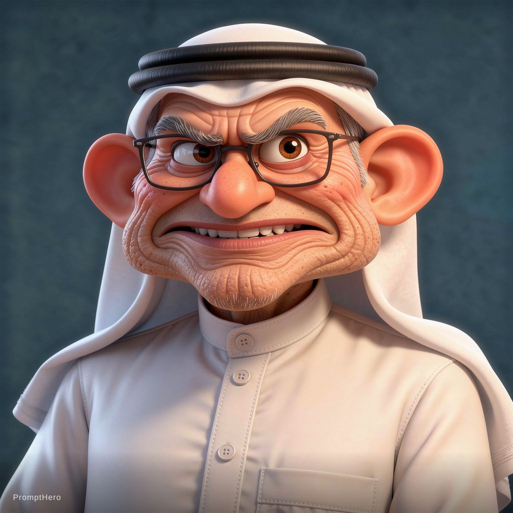Hero prompt: Expressive caricature in pixar style unreal ...