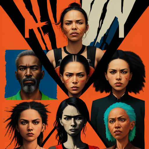 DreamShaper prompt: A striking movie poster for "The Art ...