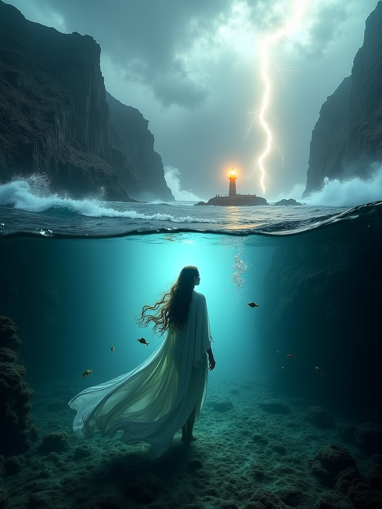 FLUX prompt: An awe-inspiring cinematic split-frame image...