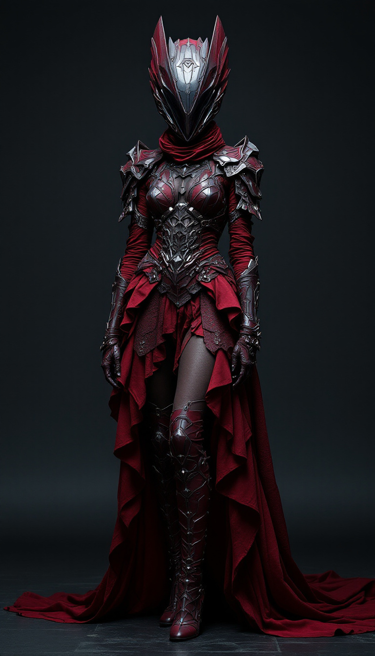 FLUX prompt: "Image is a full-body portrait captured with...