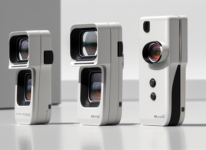 DreamShaper prompt: Three very different slim cameras, ar...