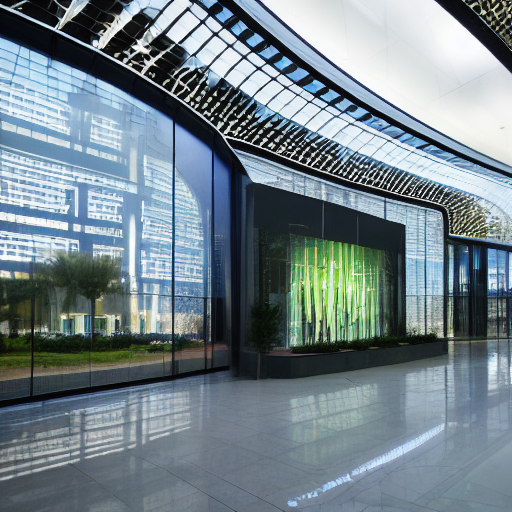 Stable Diffusion prompt: Large building Made of composite...