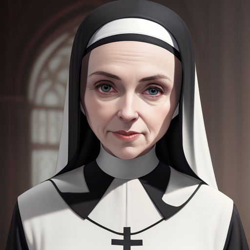 DreamShaper prompt: Nun futa high quality 8k