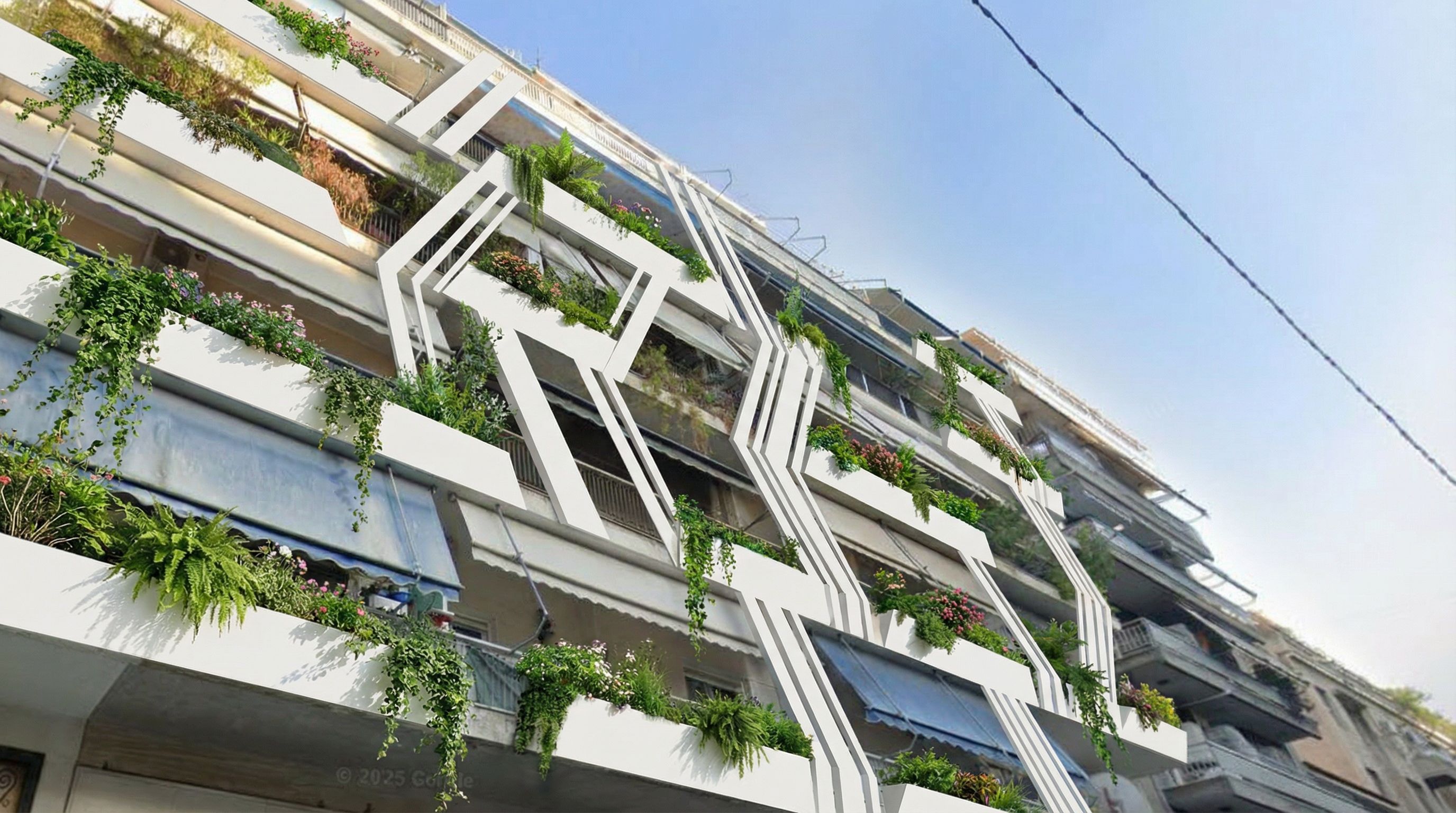 Nano Banana prompt: Add to this picture a structure of wh...