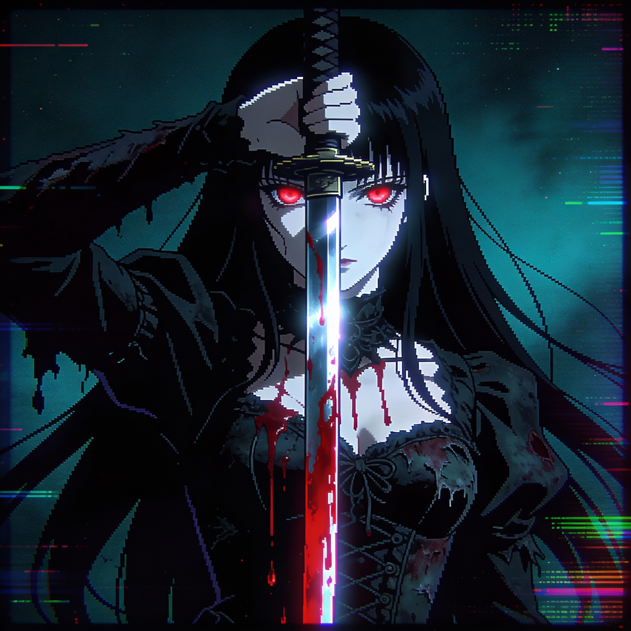 Seedream 4 prompt: A cel-shaded 90s retro anime masterpie...