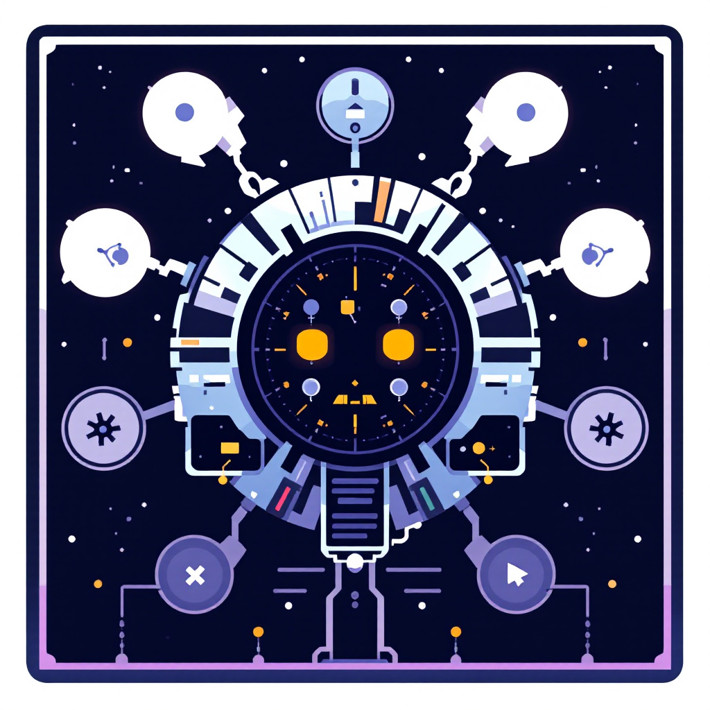 FLUX prompt: kreiere mir ein icon welche für KI bzw. AI i...