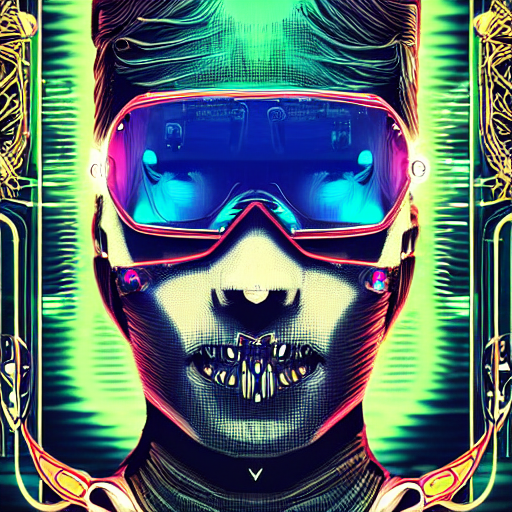 Stable Diffusion prompt: nft style, cyberpunk, synthwave,...