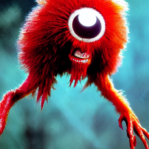 Stable Diffusion prompt: 80s sci fi portrait of a red cov...