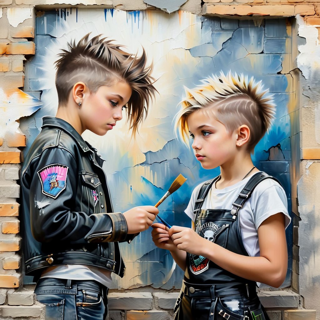Stable Diffusion prompt: acrylic illustration, epic reali...