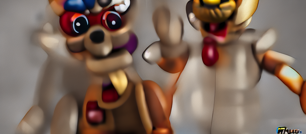 Stable Diffusion prompt: chica fnaf is gumbo, trap time,