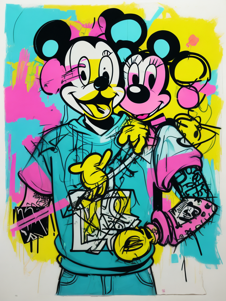 DreamShaper prompt: risograph style, dadaism and expressi...