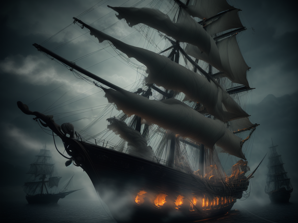 DreamShaper prompt: Photo of a ultra realistic sailing sh...