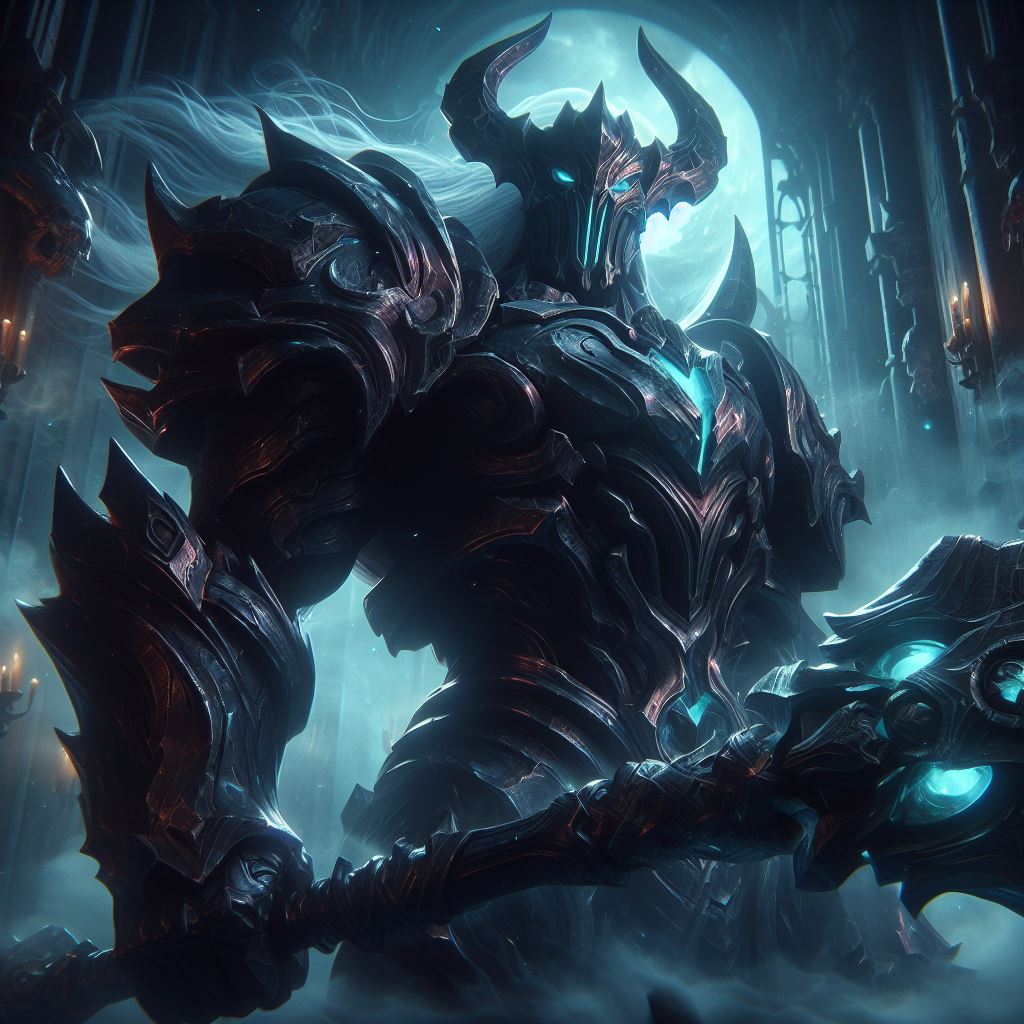 DALL·E prompt: Create an epic 3D rendering featuring Mord...