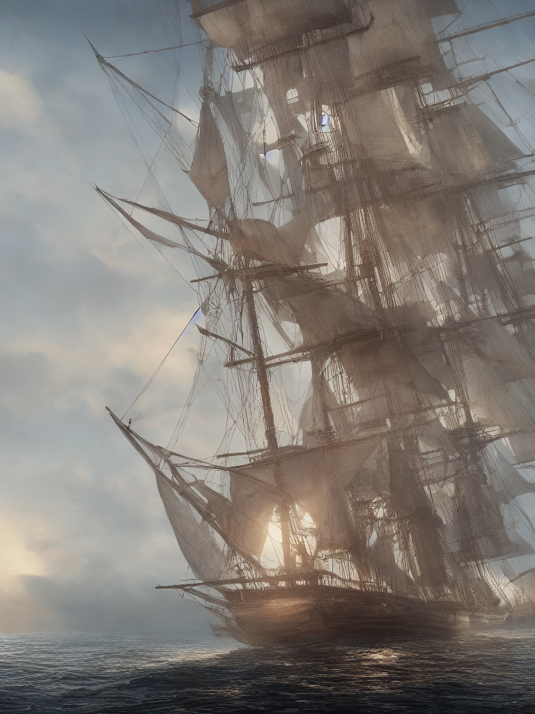 Stable Diffusion prompt: Photo of a ultra realistic saili...