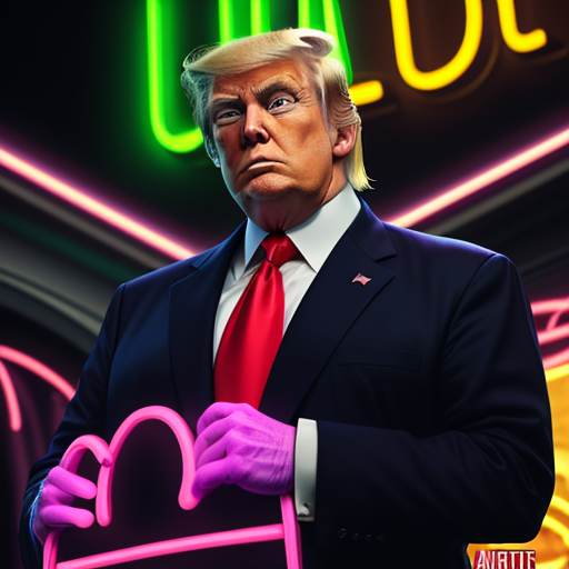 DreamShaper prompt: President Donald Trump dressed in fro...