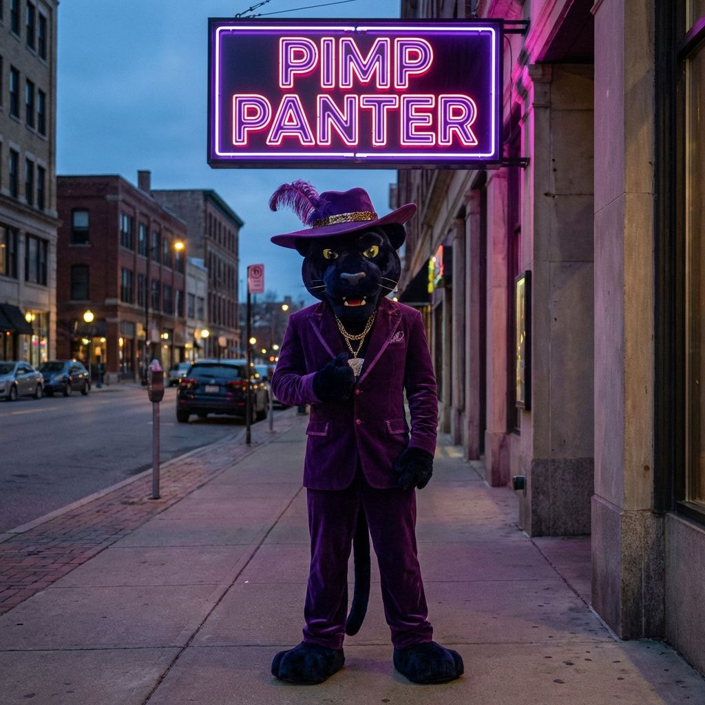 Nano Banana prompt: full body image of a pimp panther wit...
