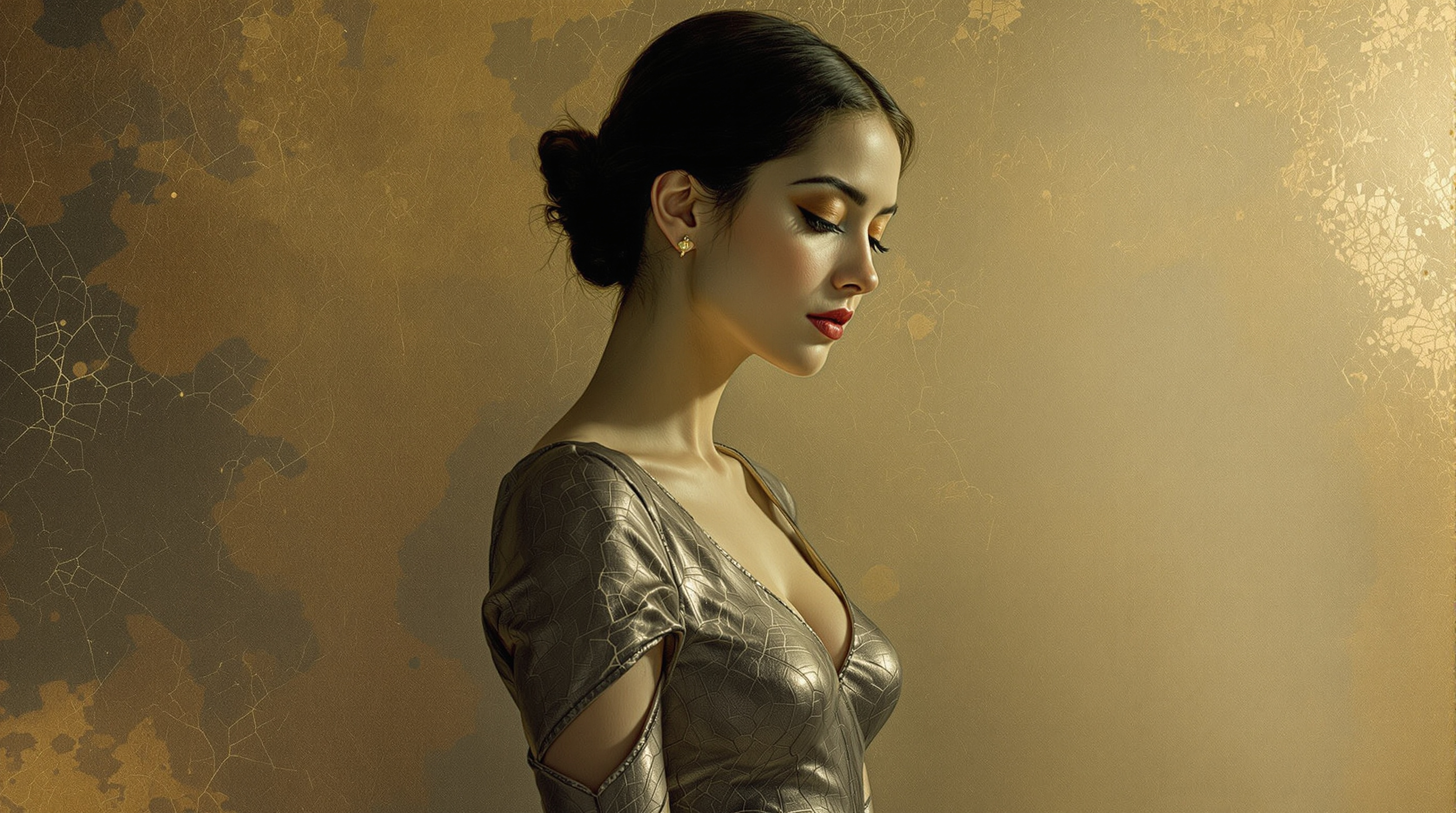 FLUX prompt: Vuillard + Whistler + Tang Dynasty restraint...