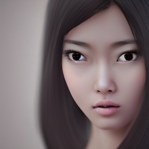 Stable Diffusion prompt: Beautiful asian girl looking to ...