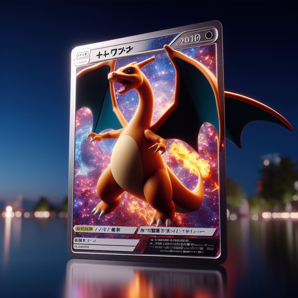 Shiny Japanese Charizard Pokémon Card