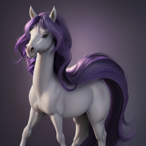 majicMIX realistic prompt: Twilight Sparkle is a pony wit...