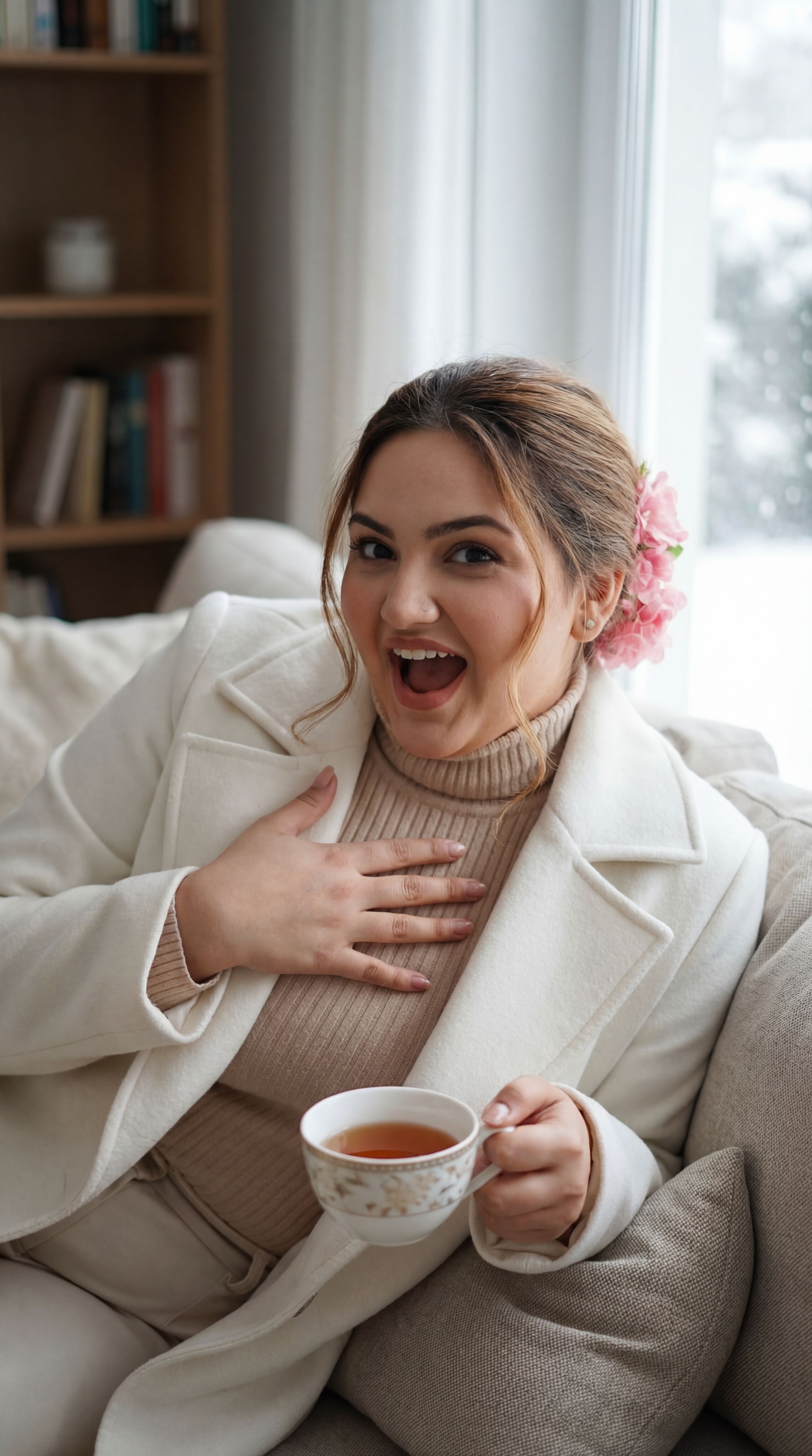 Nano Banana prompt: transparent blonde Ciri the witcher,